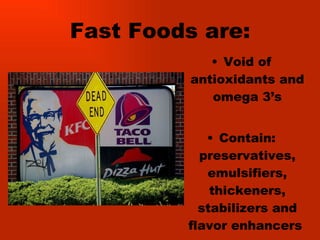 Hazards of fast food | PPT