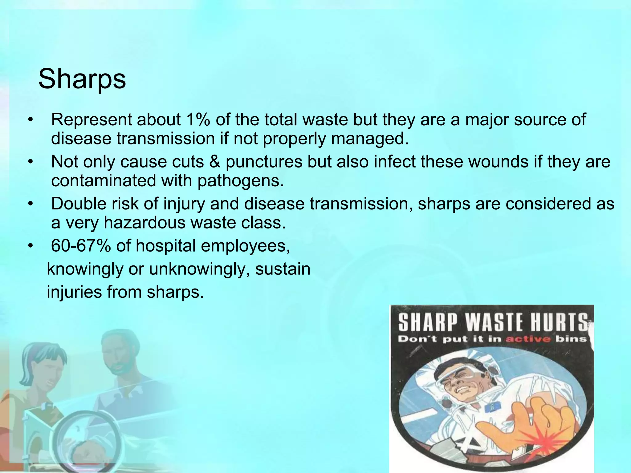 Hazards of health care waste | PPTX