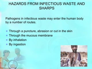 Hazards of health care waste | PPTX