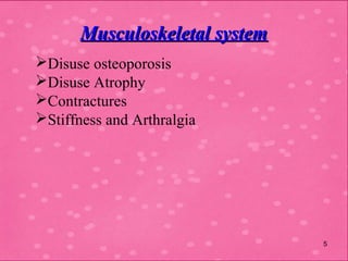 complications / Hazards of immobility | PPT