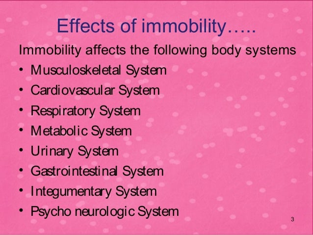 Immobility Definition