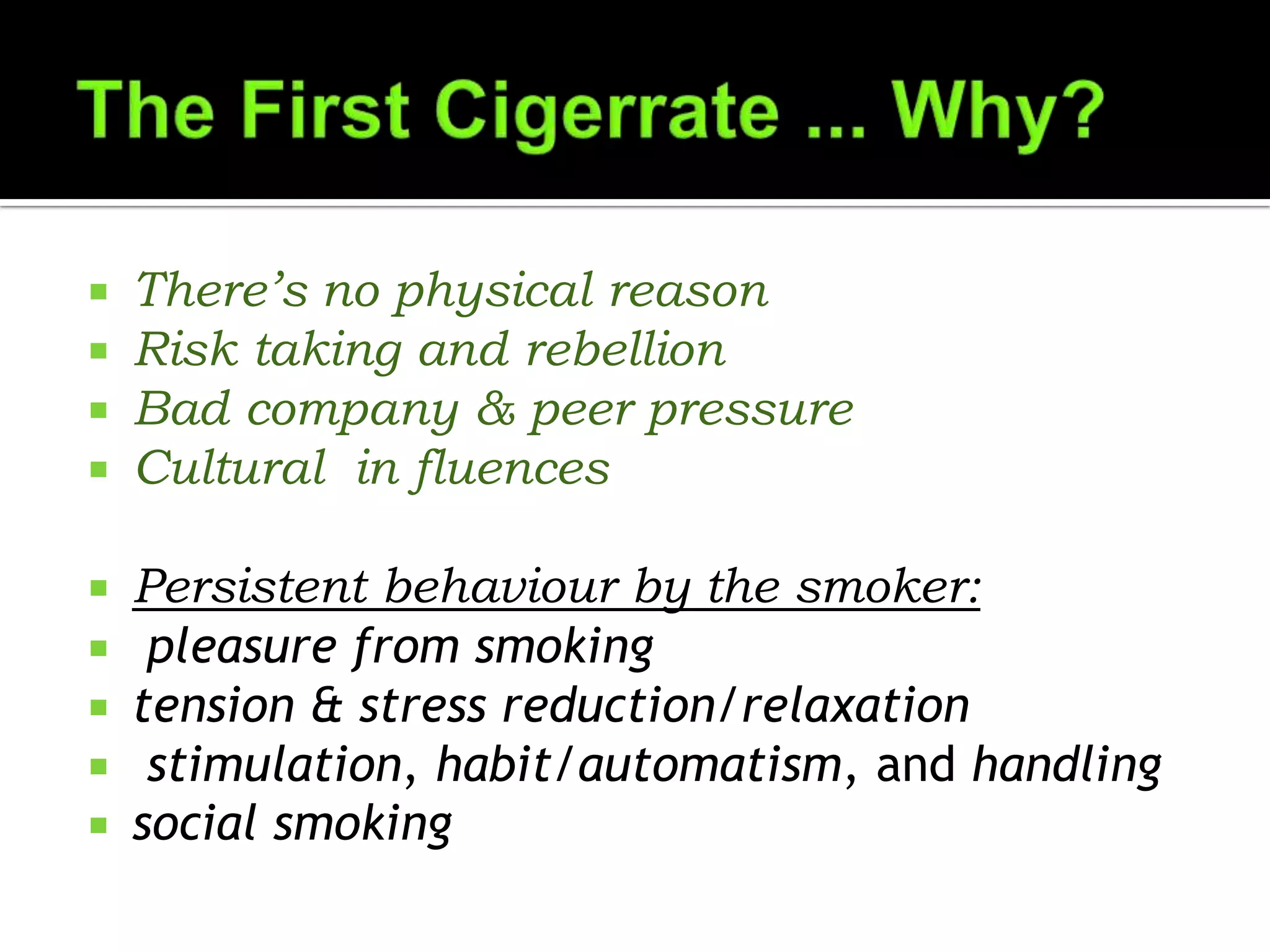 Hazards of smoking | PPTX