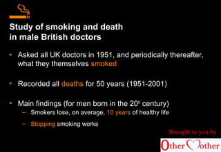 Hazards of smoking & benefits of stopping | PPT