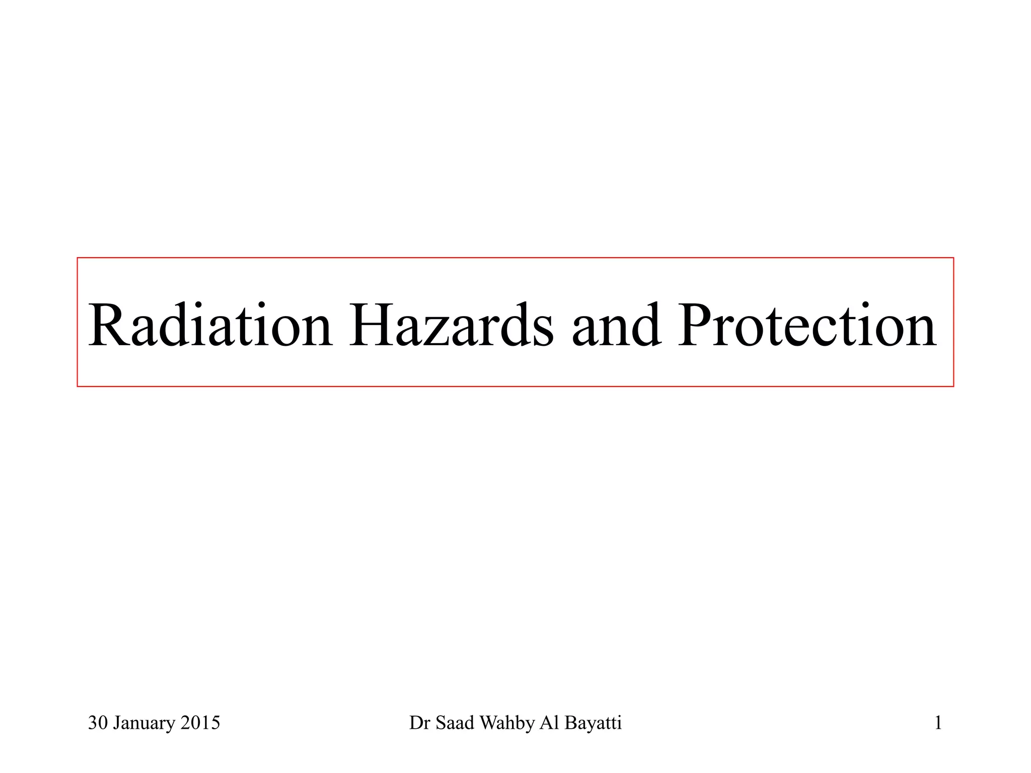 Hazards & protection | PPTX