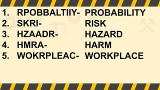 hazards and risks 5 types of hazards.pptx
