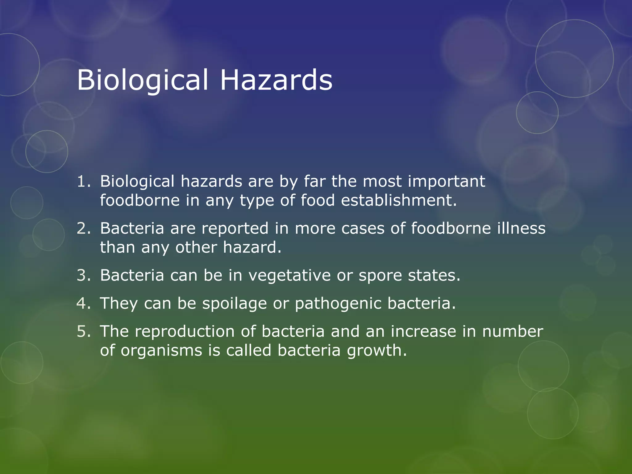Hazards to food safety | PPTX