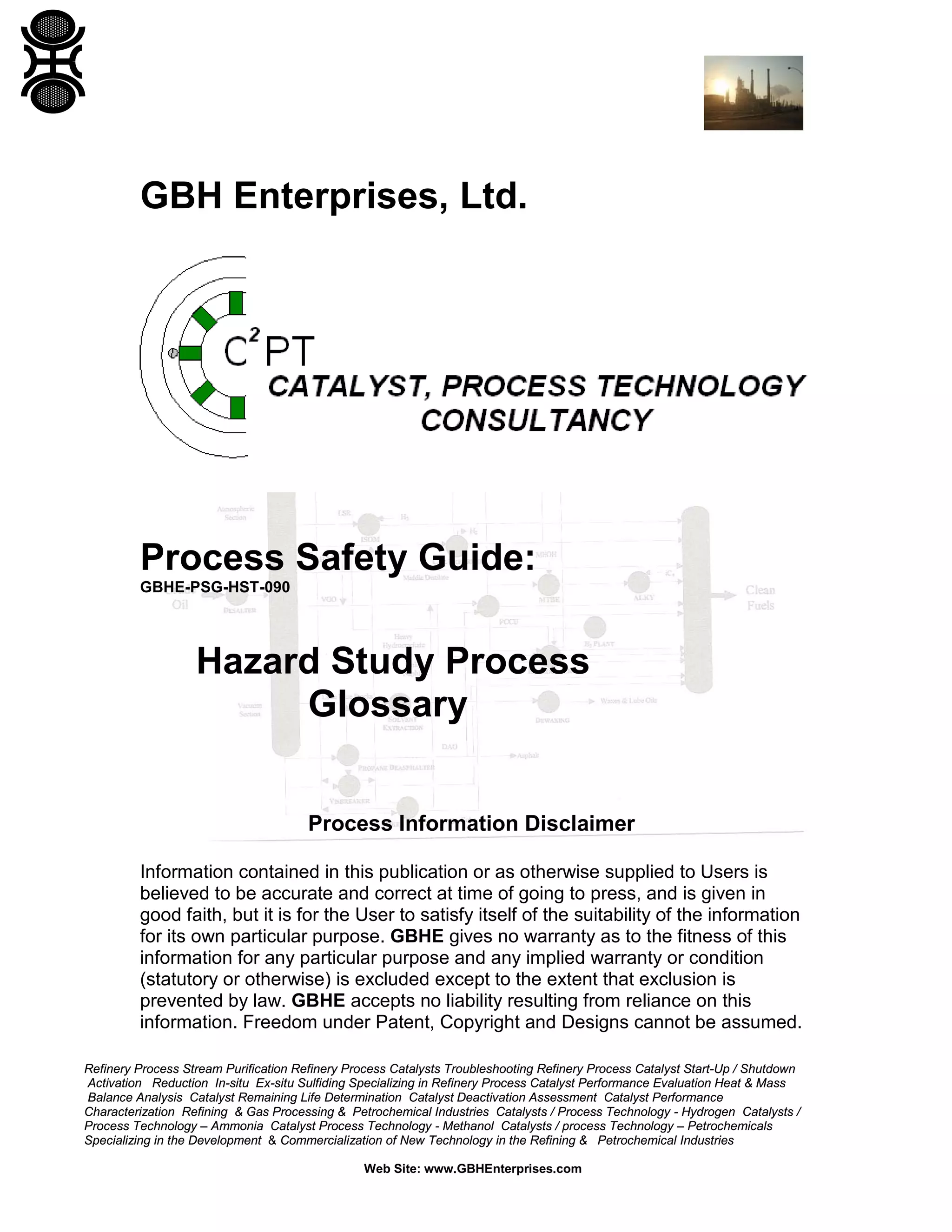 Hazard Study Process Glossary | PDF