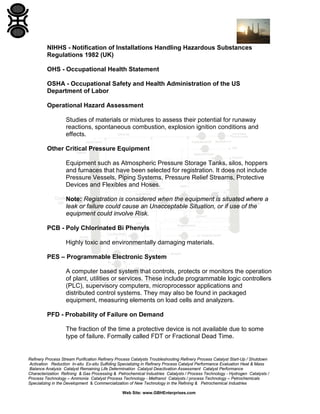 Hazard Study Process Glossary | PDF