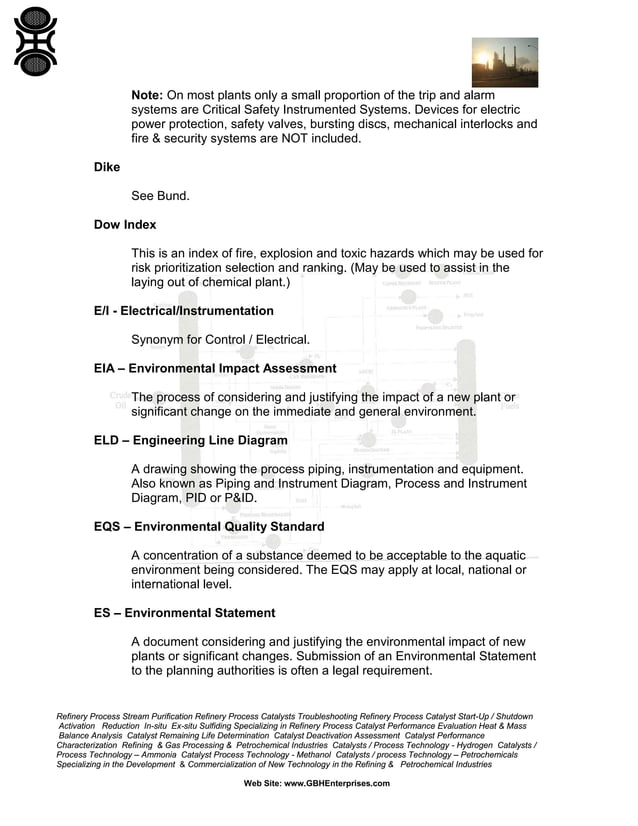 Hazard Study Process Glossary | PDF