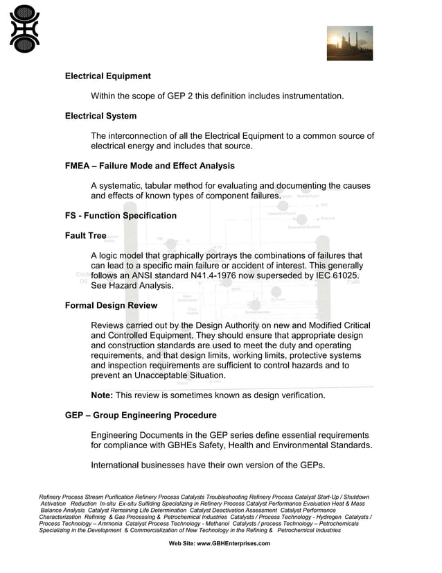 Hazard Study Process Glossary | PDF