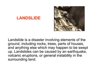 Hazards & Types Of Disasters | PPT