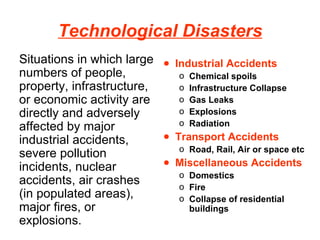 Hazards & Types Of Disasters | PPT