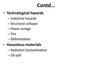HAZARDS, VULNERABILTY AND DISASTER RISKS.ppt