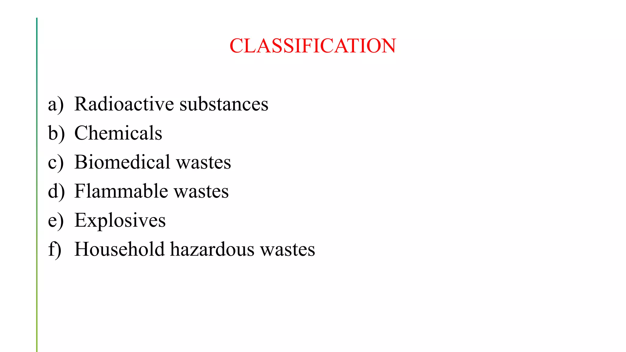 Hazards waste | PPTX