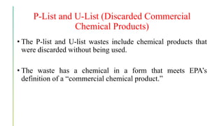 Hazards waste | PPTX