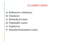 Hazards waste | PPTX