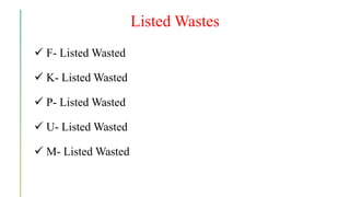 Hazards waste | PPTX