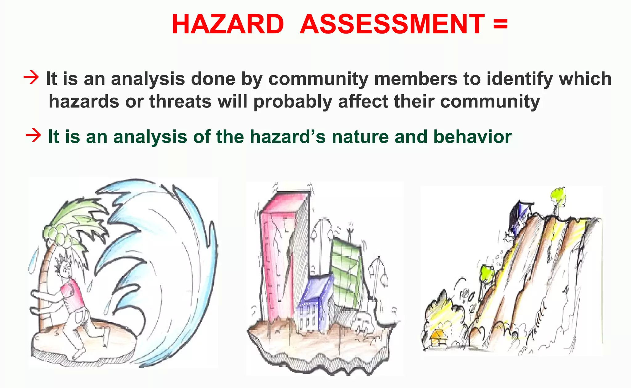Hazard vulnerability capacity assesstment b | PPT