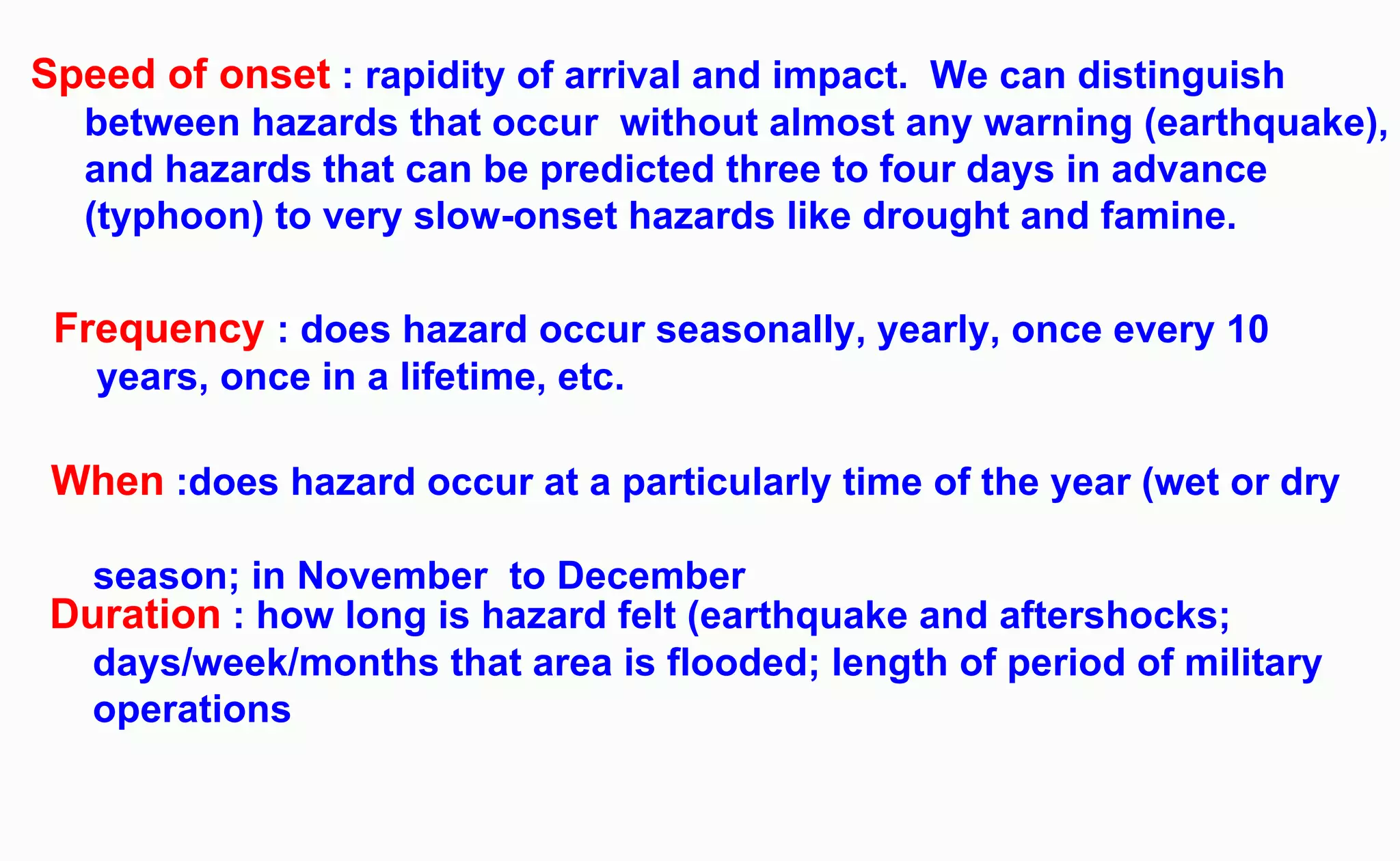 Hazard vulnerability capacity assesstment b | PPT