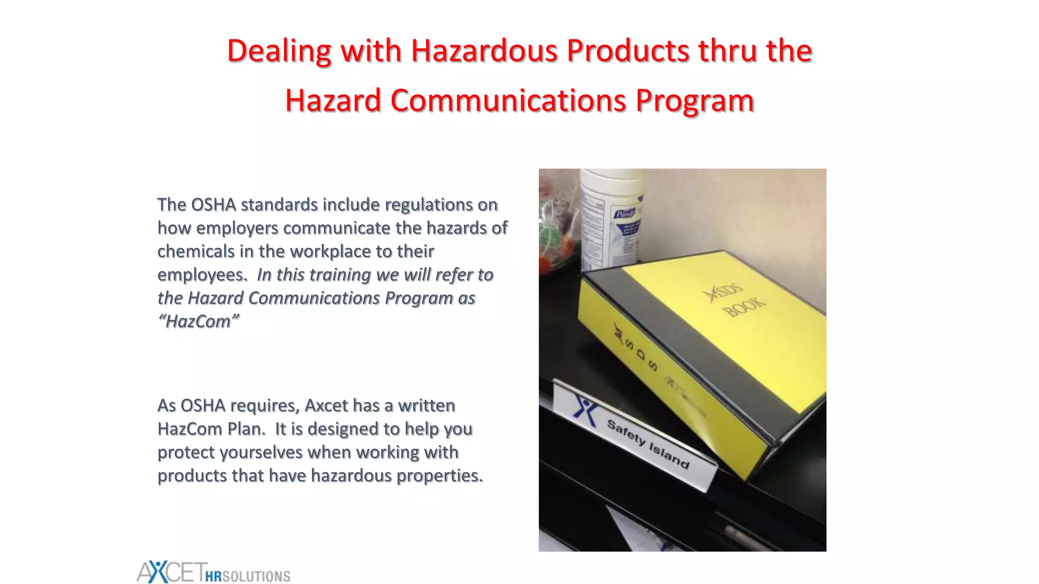 Hazard Communications Program Training | PPSX