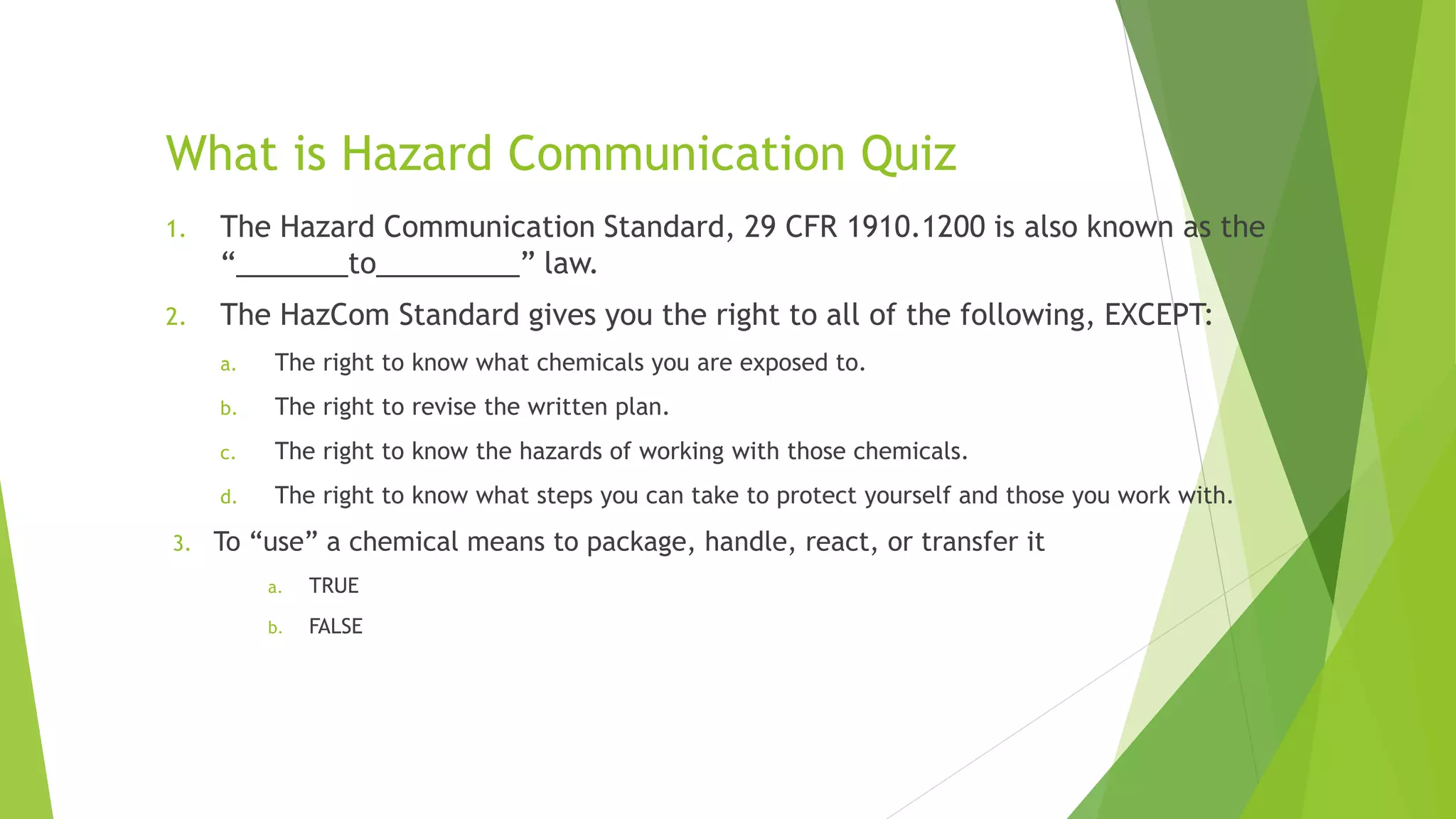 Hazcom | PPTX