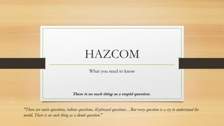 Hazcom | PPTX