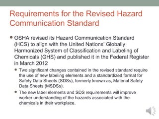 Hazcom including ghs revisions-silps 2013-6-4-2013 show | PPT