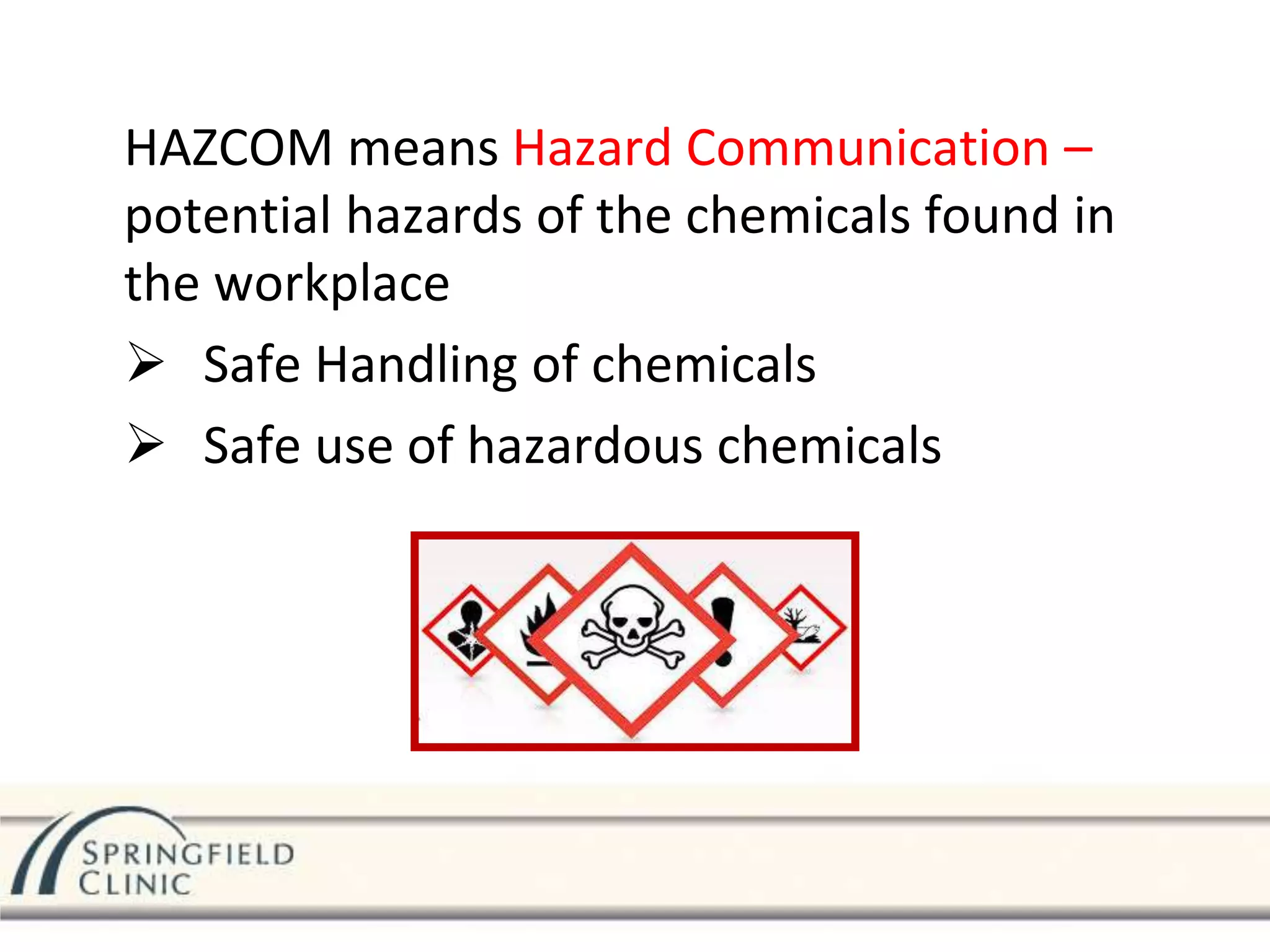 Hazcom Training | PPT | Infectious Diseases | Diseases and Conditions