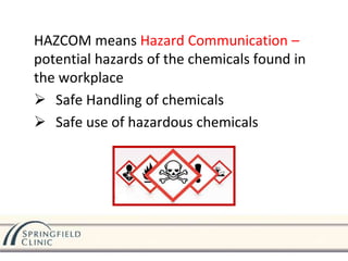 Hazcom Training | PPT | Infectious Diseases | Diseases and Conditions
