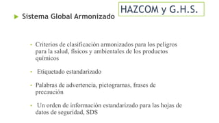 HAZCOM El Sistema Globalmente Armonizado (Chemical Hazards).pptx