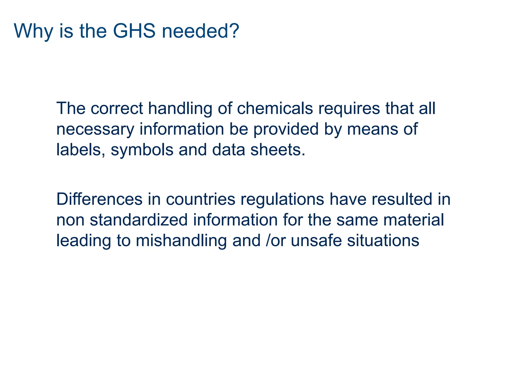 HAZCOM Globally Harmonized System of Classification and Labeling of ...