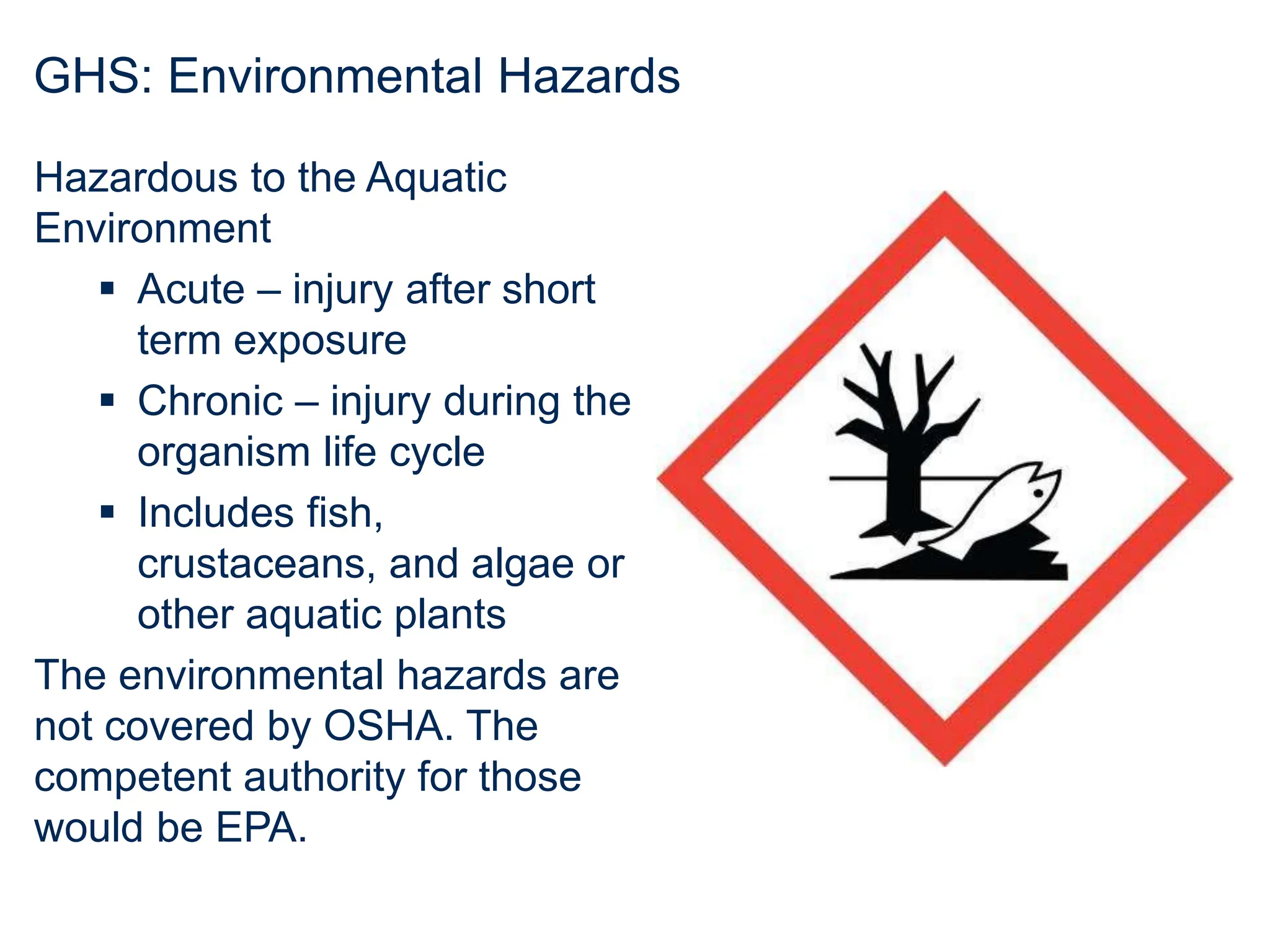 HAZCOM Globally Harmonized System of Classification and Labeling of ...