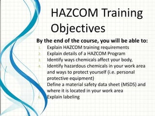 Hazard Communication- LinkedIn | PPTX