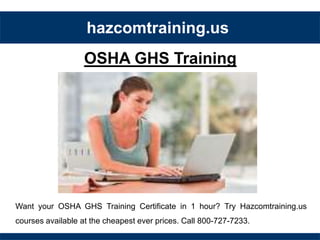 OSHA GHS Training | PPT