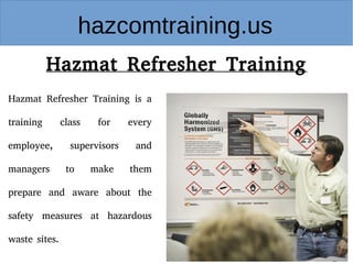 Hazmat Refresher Training | PDF