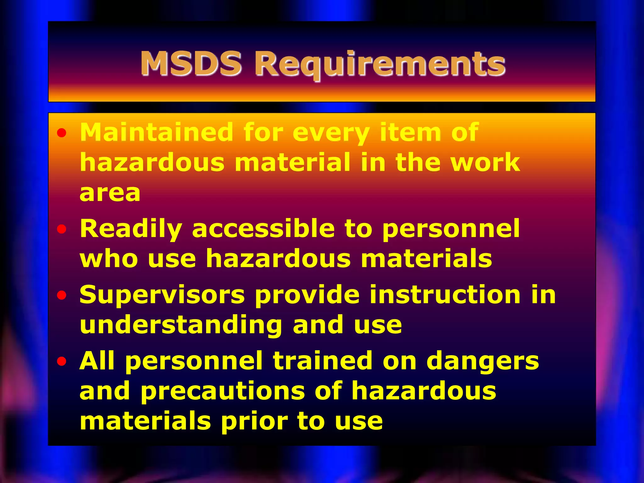 Hazcom Training Ppt Ppt