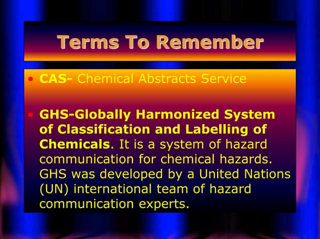 HAZCOM Training PPT.ppt | First Aid | Injuries