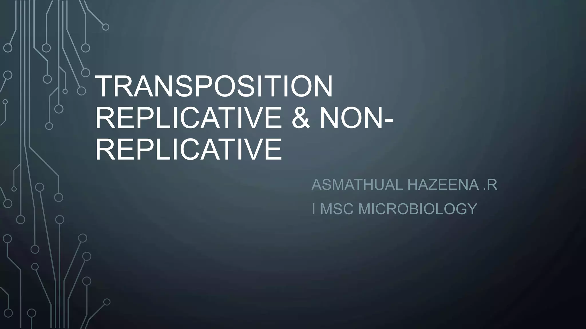 Transposition | PPTX