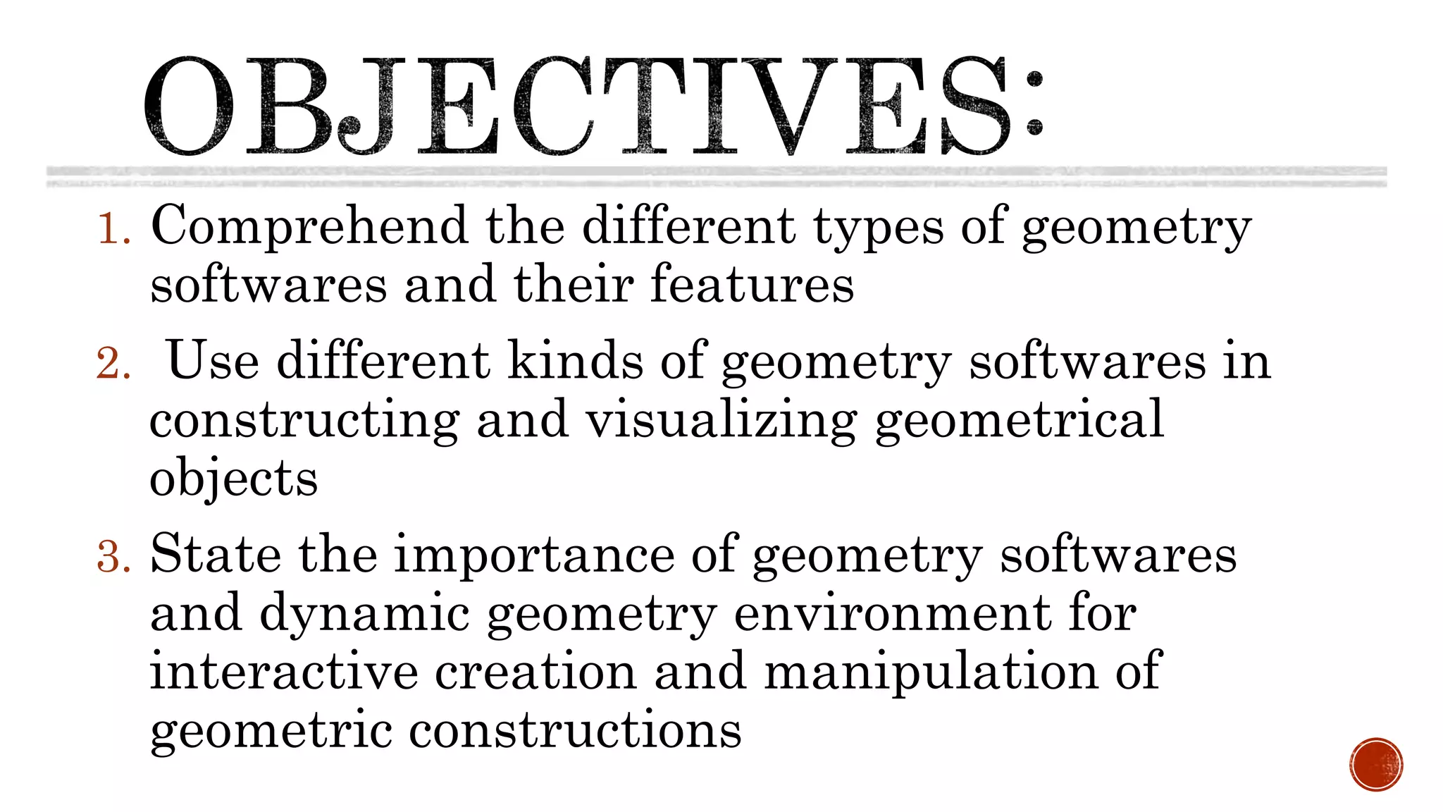 Geometry Softwares | PPTX