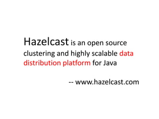 Instroduce Hazelcast | PPT
