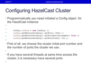 Hazelcast Distributed Lock | PPT