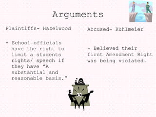 Hazelwood v kuhlmeier | PPT