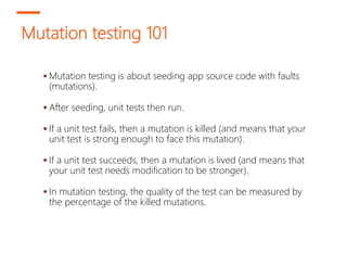 [AnDevCon 2016] Mutation Testing for Android | PPTX