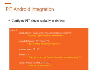 [AnDevCon 2016] Mutation Testing for Android | PPTX