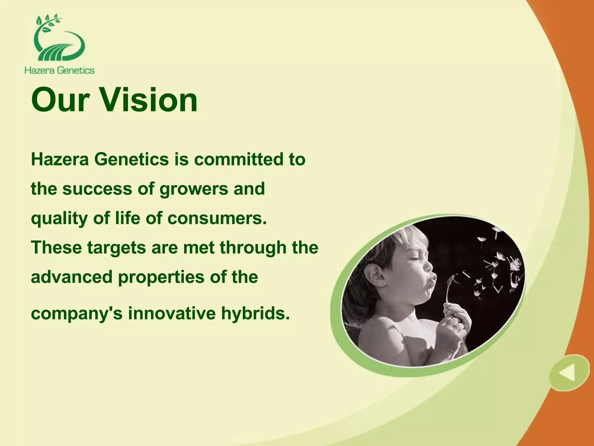Hazera Genetics Presentation | PPT