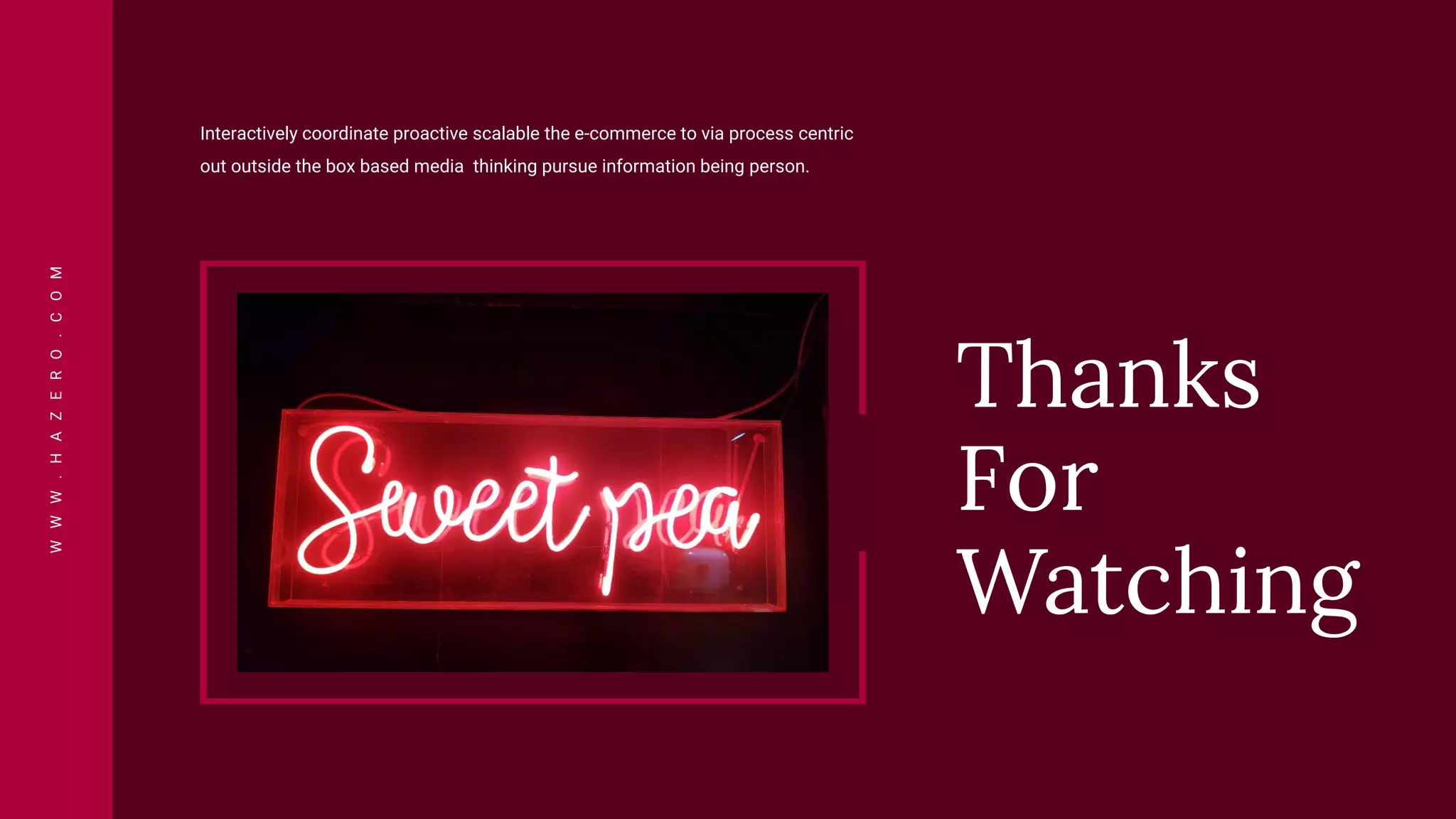 Hazero Presentation : Dark Color Version | PPT