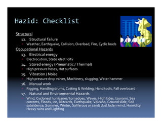 HAZID | Hazard Indentification | Gaurav Singh Rajput | PDF
