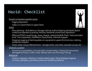 HAZID | Hazard Indentification | Gaurav Singh Rajput | PDF