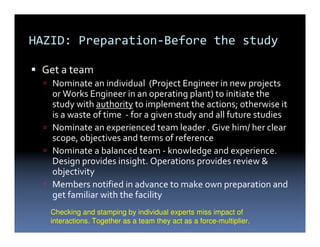 HAZID | Hazard Indentification | Gaurav Singh Rajput | PDF