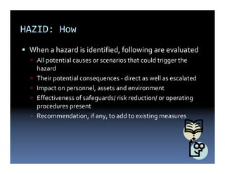 HAZID | Hazard Indentification | Gaurav Singh Rajput | PDF